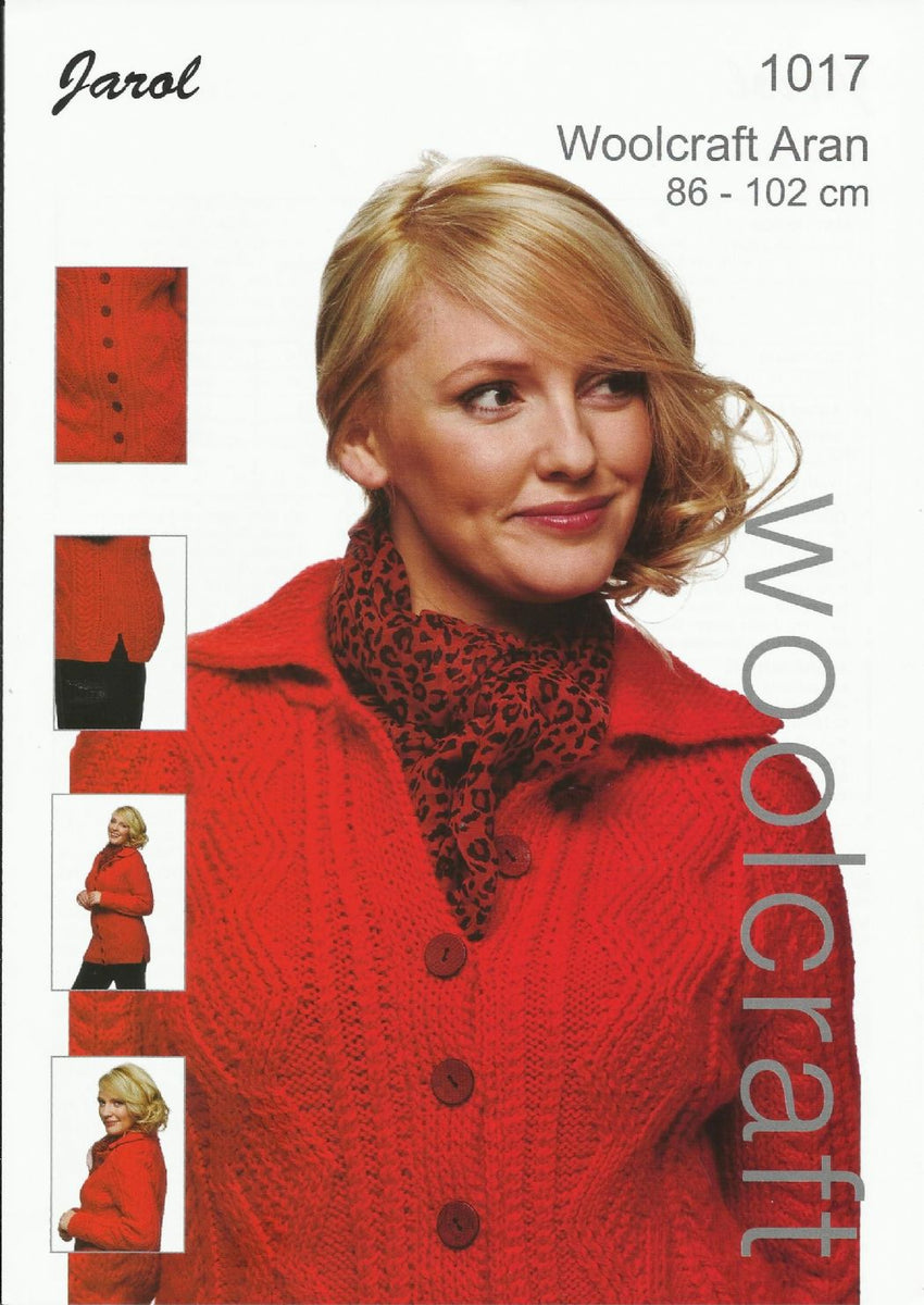 Woolcraft 1017- Cardigan Knitting Pattern - 34/36 - 38/40 inches – Make ...