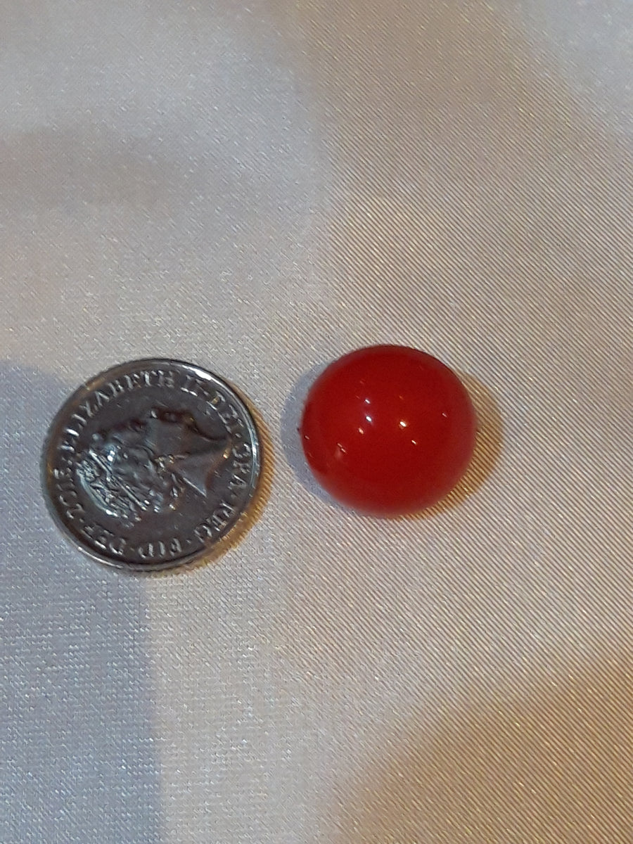 Bright Red Dome Button – Make it Wight